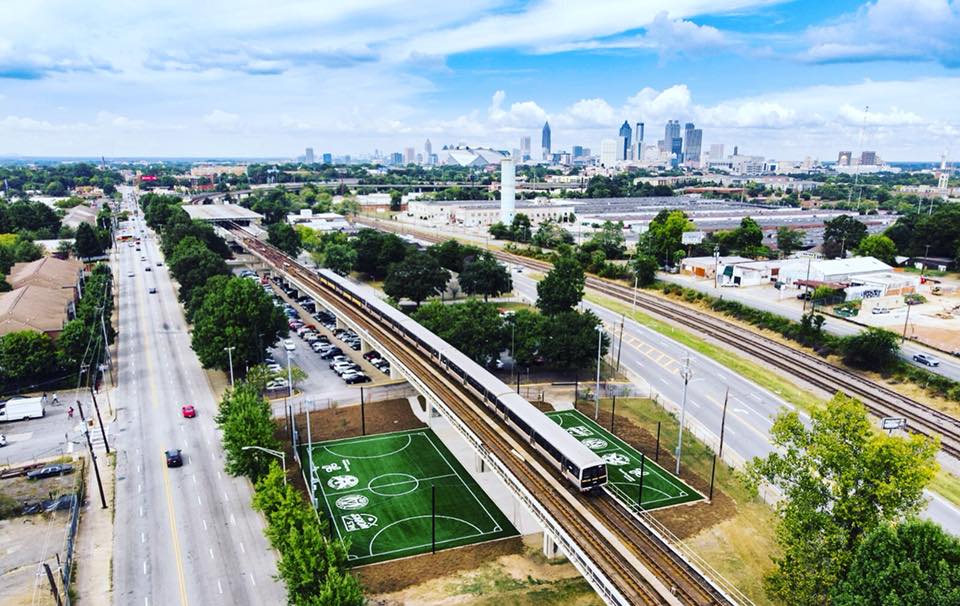 Uniting Atlanta’s Community Through Train Station Soccer Fields - FieldTurf
